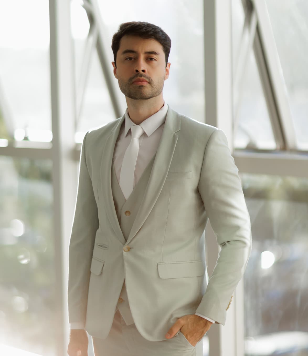 Traje - Terno Verde Claro - Mr Jack